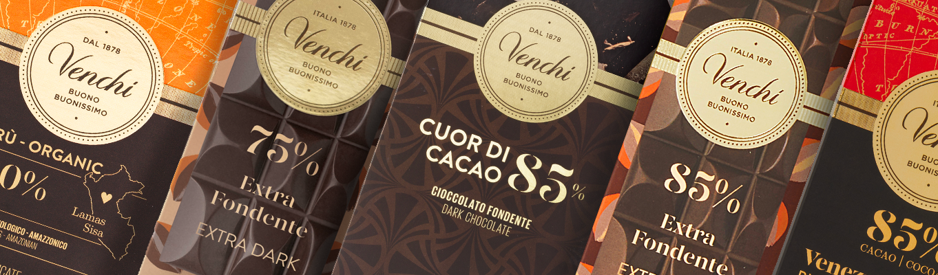 Extra Dark Chocolate over 75% cocoa Online - Venchi
