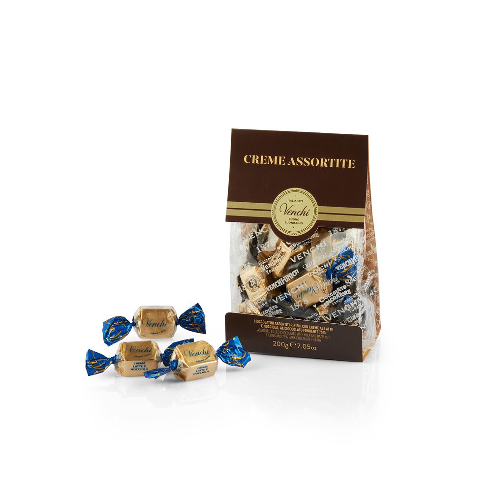 Cubotti ripieni assortiti in astuccio 200g - Venchi