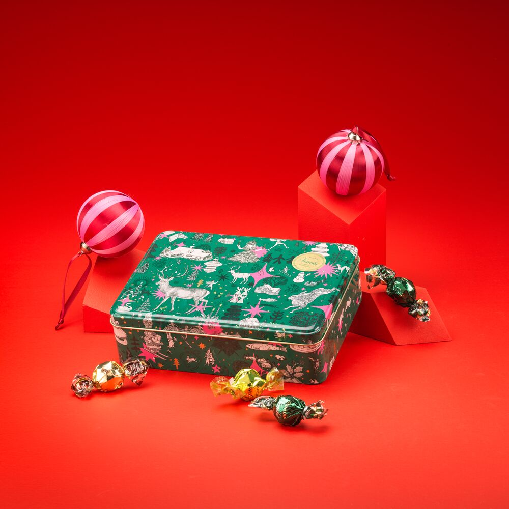 Gift tin with assorted chocolates 400 g - Venchi