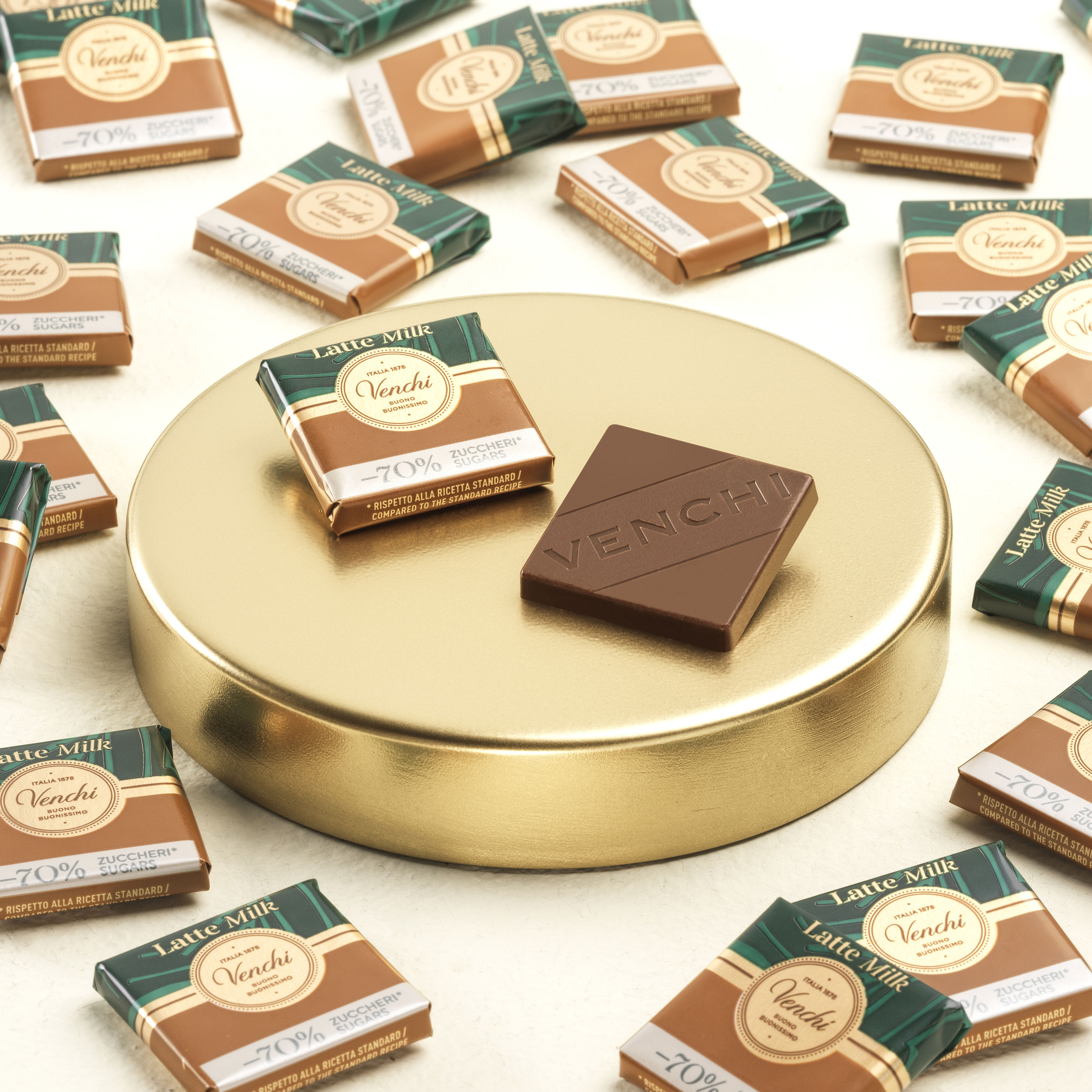 Milk Chocolate Granblend -70% Sugars 1 kg - Venchi