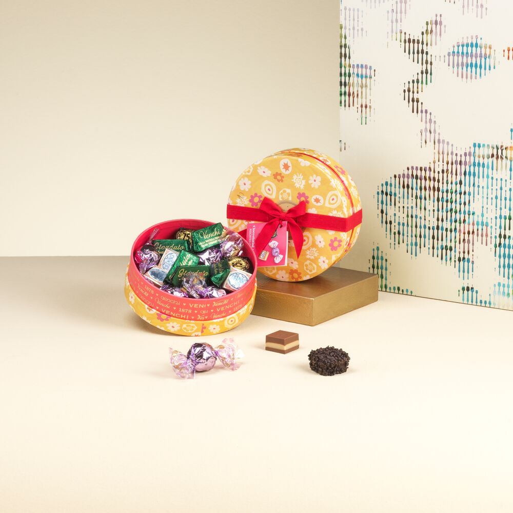 Small Spring hamper: assorted chocolates, 7.05 oz - Venchi