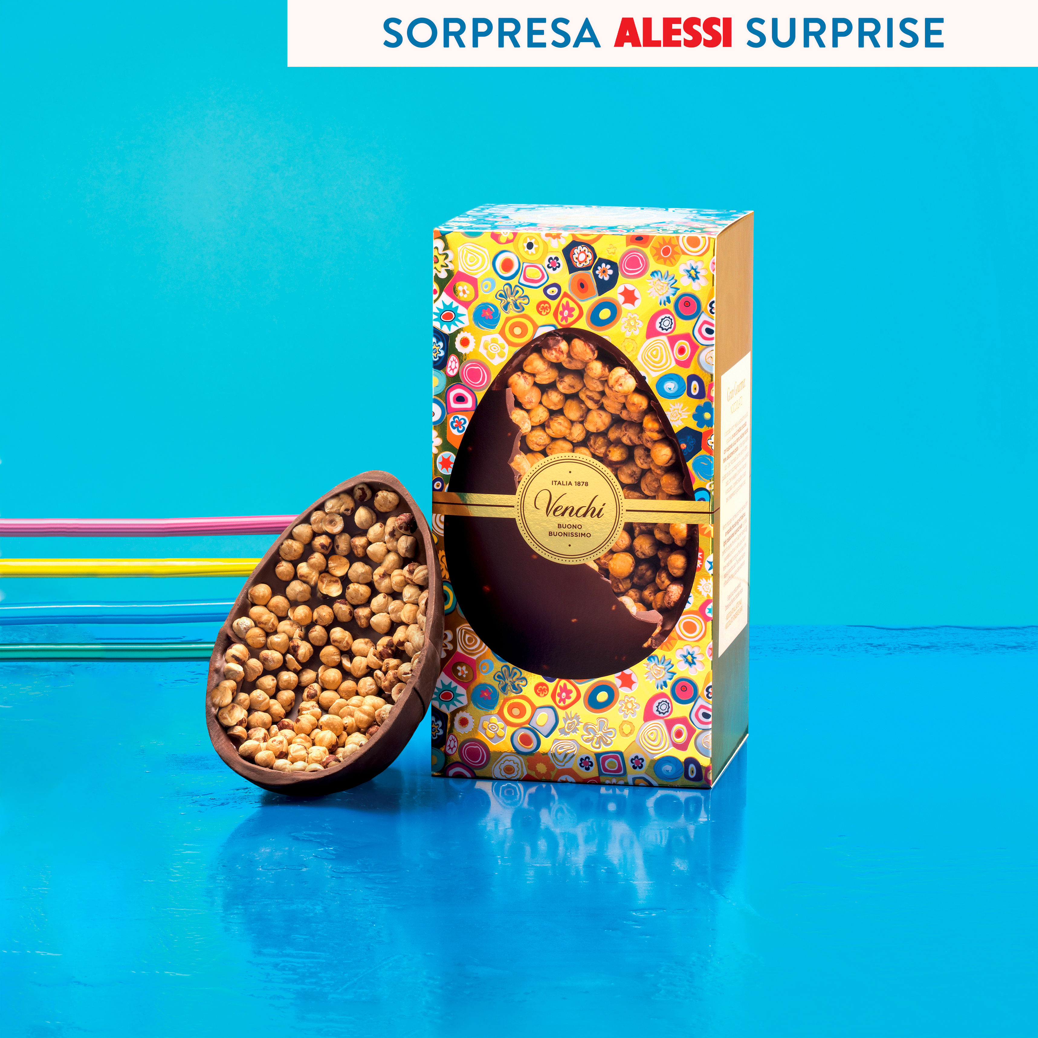 Œuf en chocolat : Grand Noisette Chocolat Noir 60 %, 1 kg - Venchi