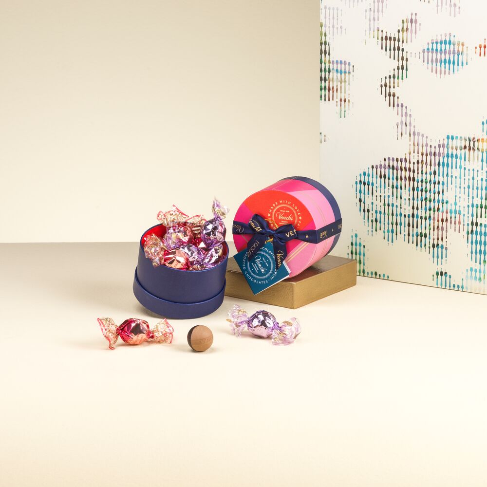 Mini hamper with assorted Chocomousse chocolates 90 g - Venchi