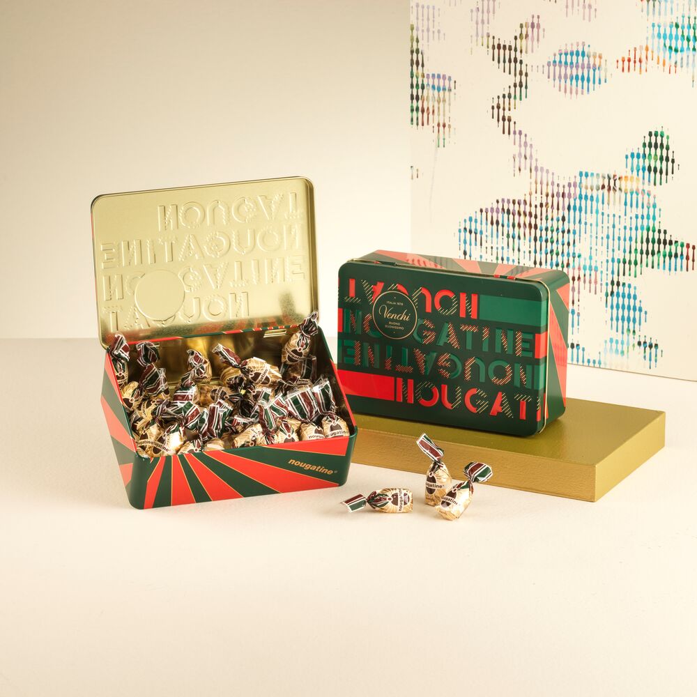 Latta regalo cioccolatini Nougatine 200 g - Venchi