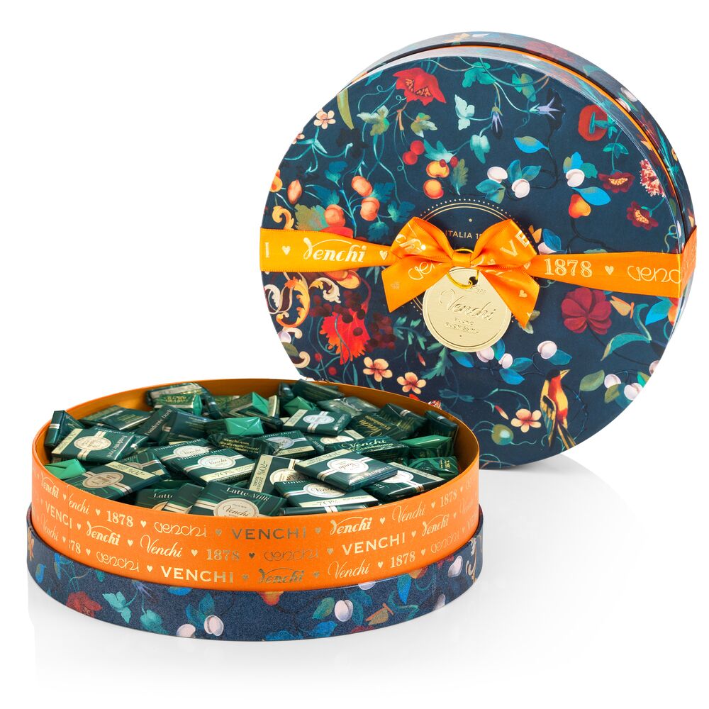 Assorted chocolates -70% sugars in a Gem collection box 775g - Venchi ...