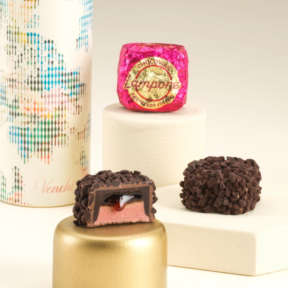 Chocoviar Raspberry: bagged chocolates, 95 g - Venchi