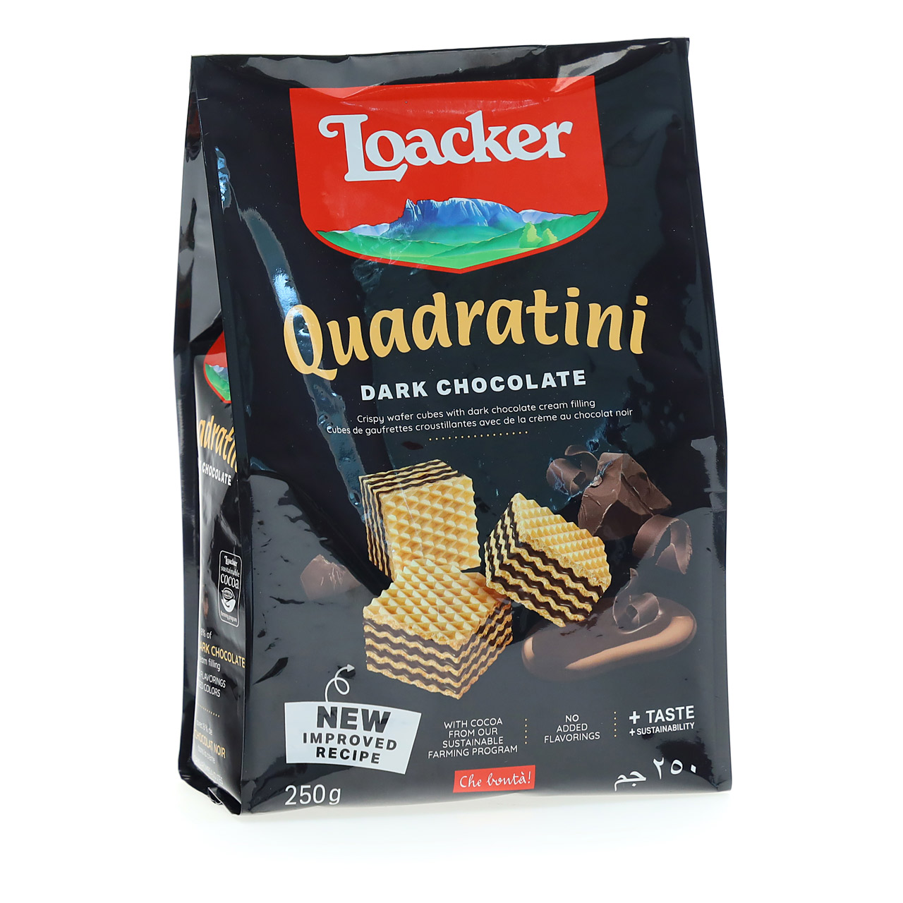 Quadratini Dark Chocolate 250g | Loacker