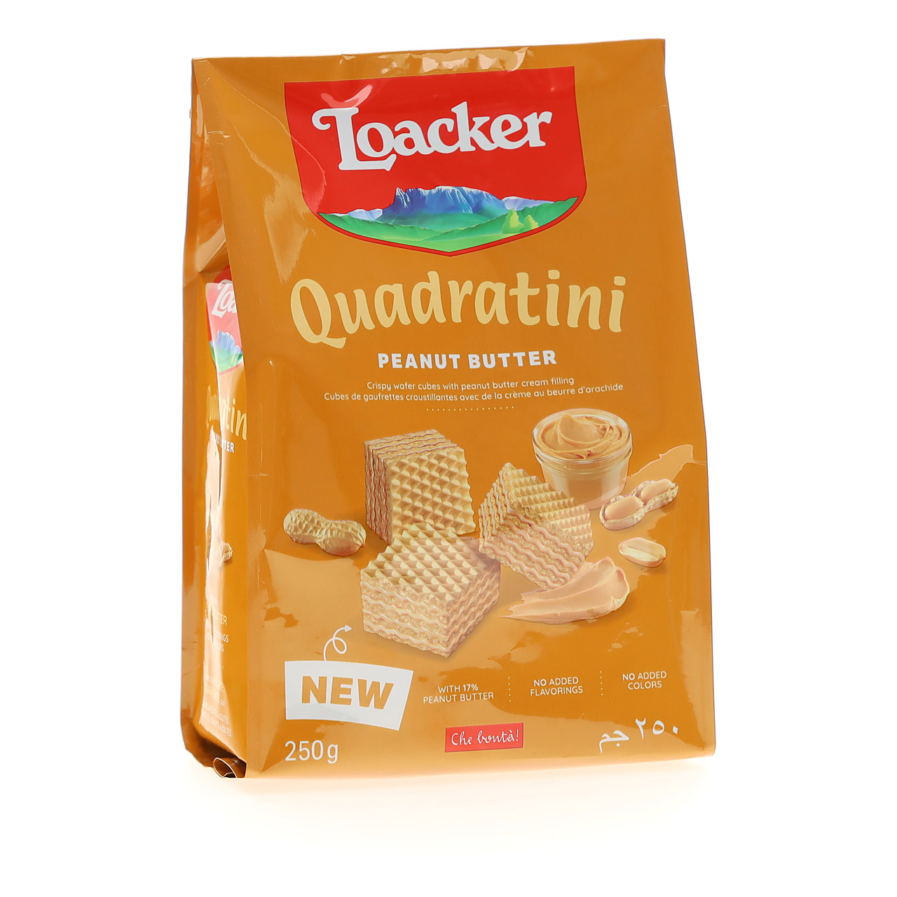 Quadratini Peanut Butter 250g | Loacker