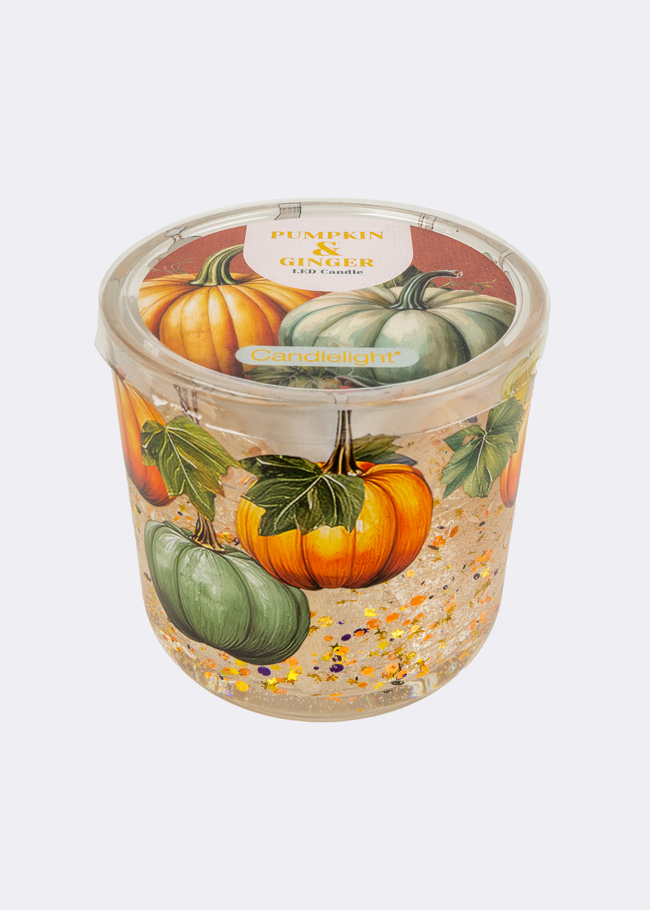 Pumpkin & Ginger LED Candle | Dobbies Garden Centres