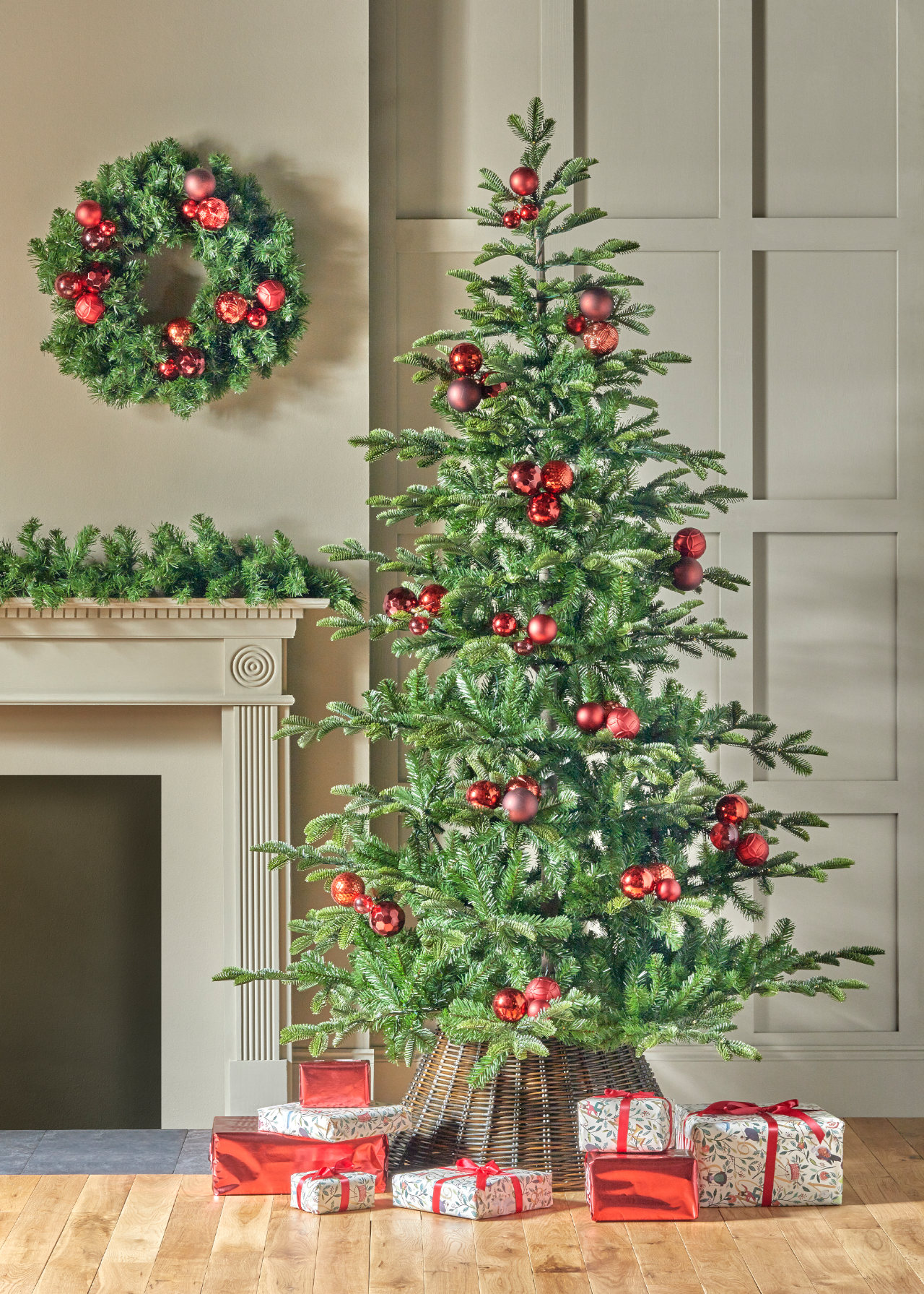 7ft Balsamea Fir Artificial Christmas Tree | Dobbies Garden Centres