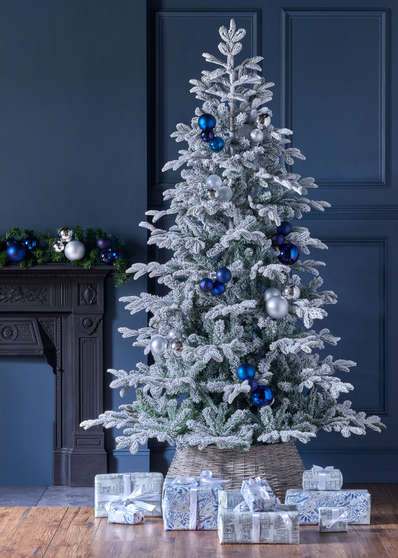 7ft Balsamea Snowy Fir Artificial Christmas Tree | Dobbies Garden Centres