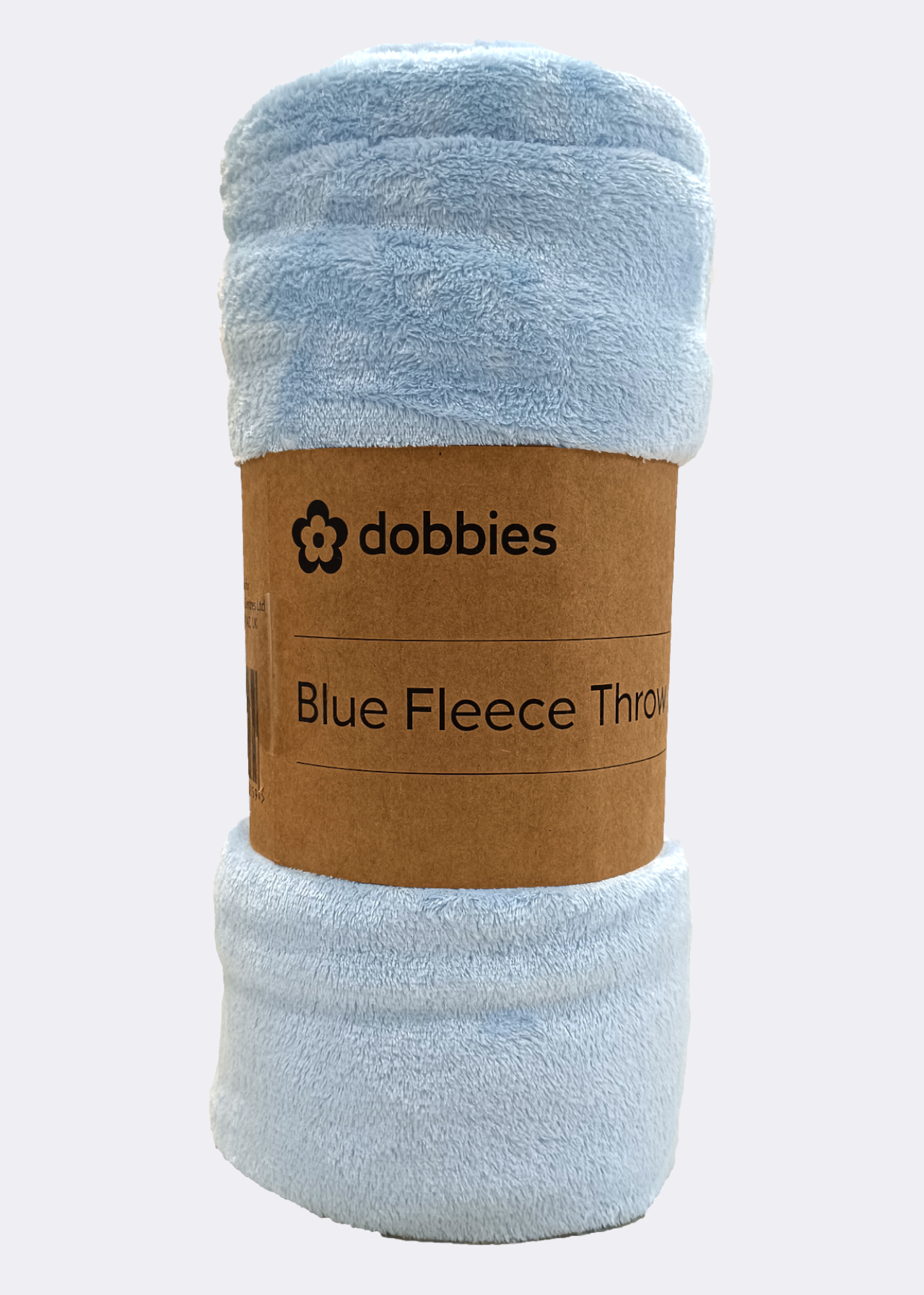 Light Blue Fleece Throw 130x170cm | Dobbies Garden Centres