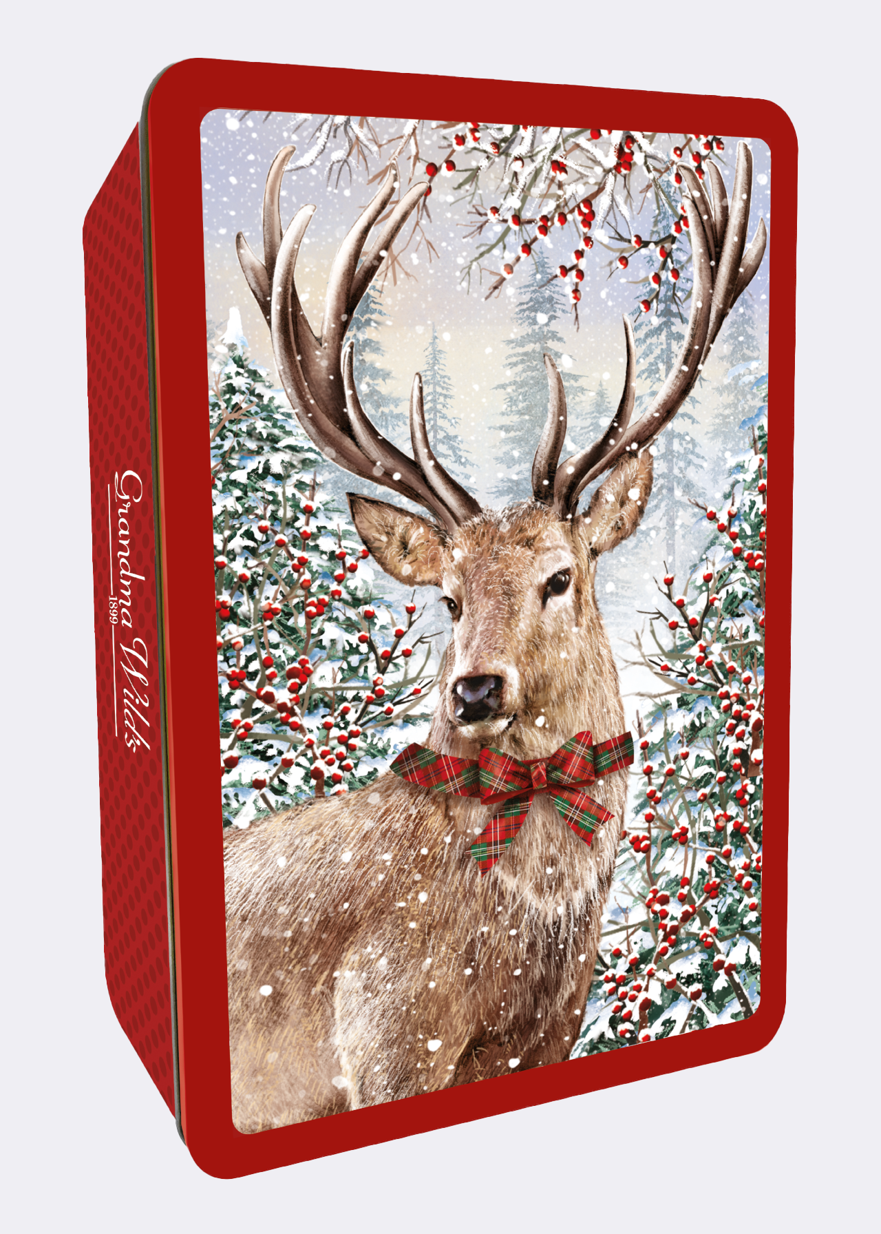 Embossed Highland Stag Biscuit Tin 300g | Dobbies Garden Centres