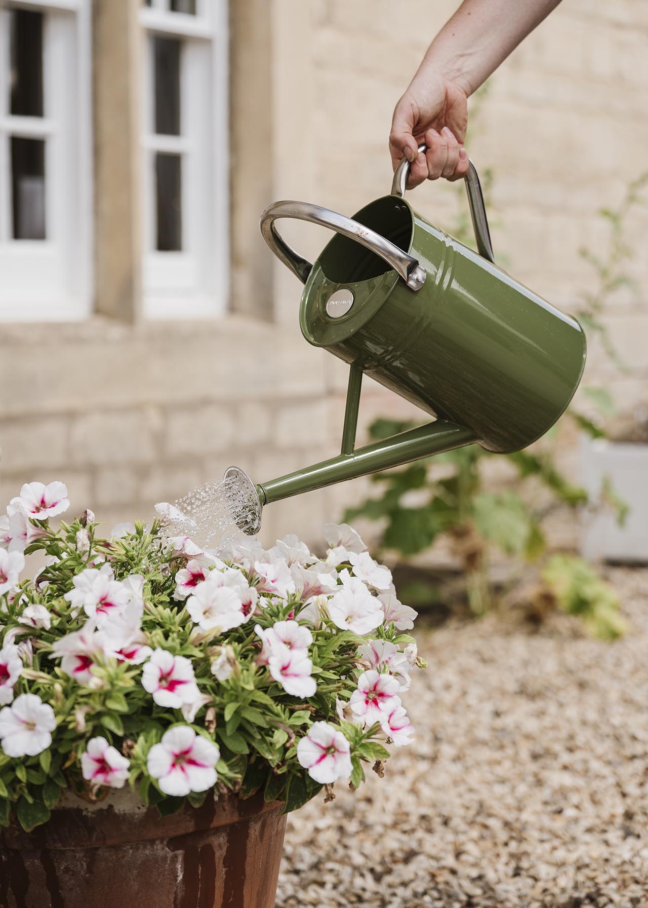 Metal Watering Can 4.5L Tweed Green | Dobbies Garden Centres