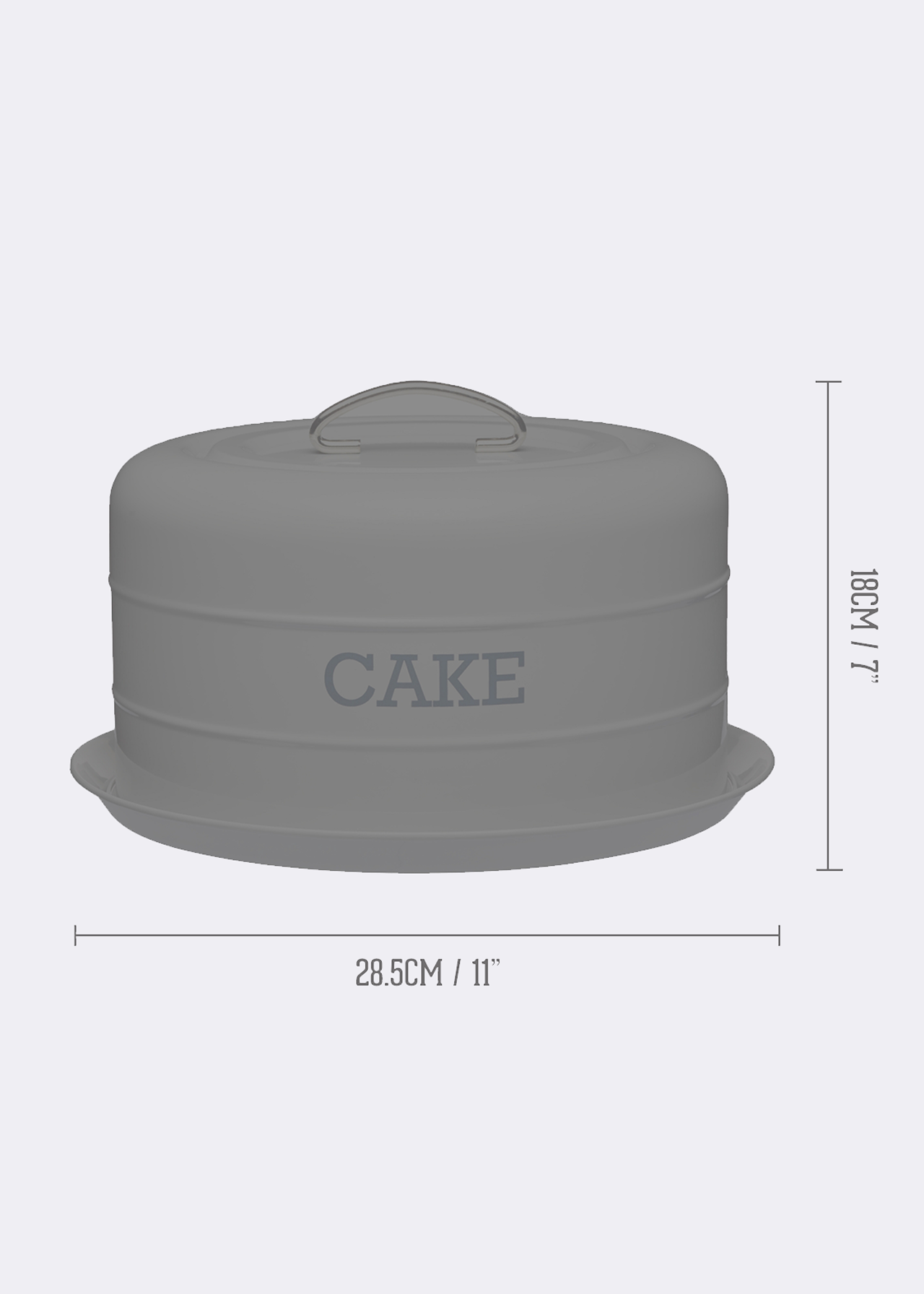 Living Nostalgia Airtight Domed Cake Tin Cream | Dobbies Garden Centres