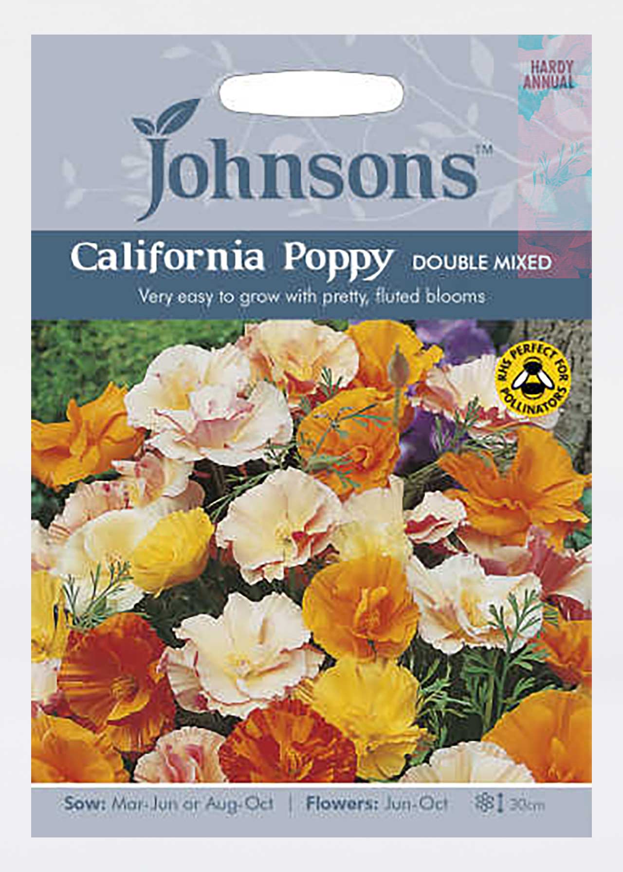 California Poppy Double Mixed Seeds | Dobbies Garden Centres