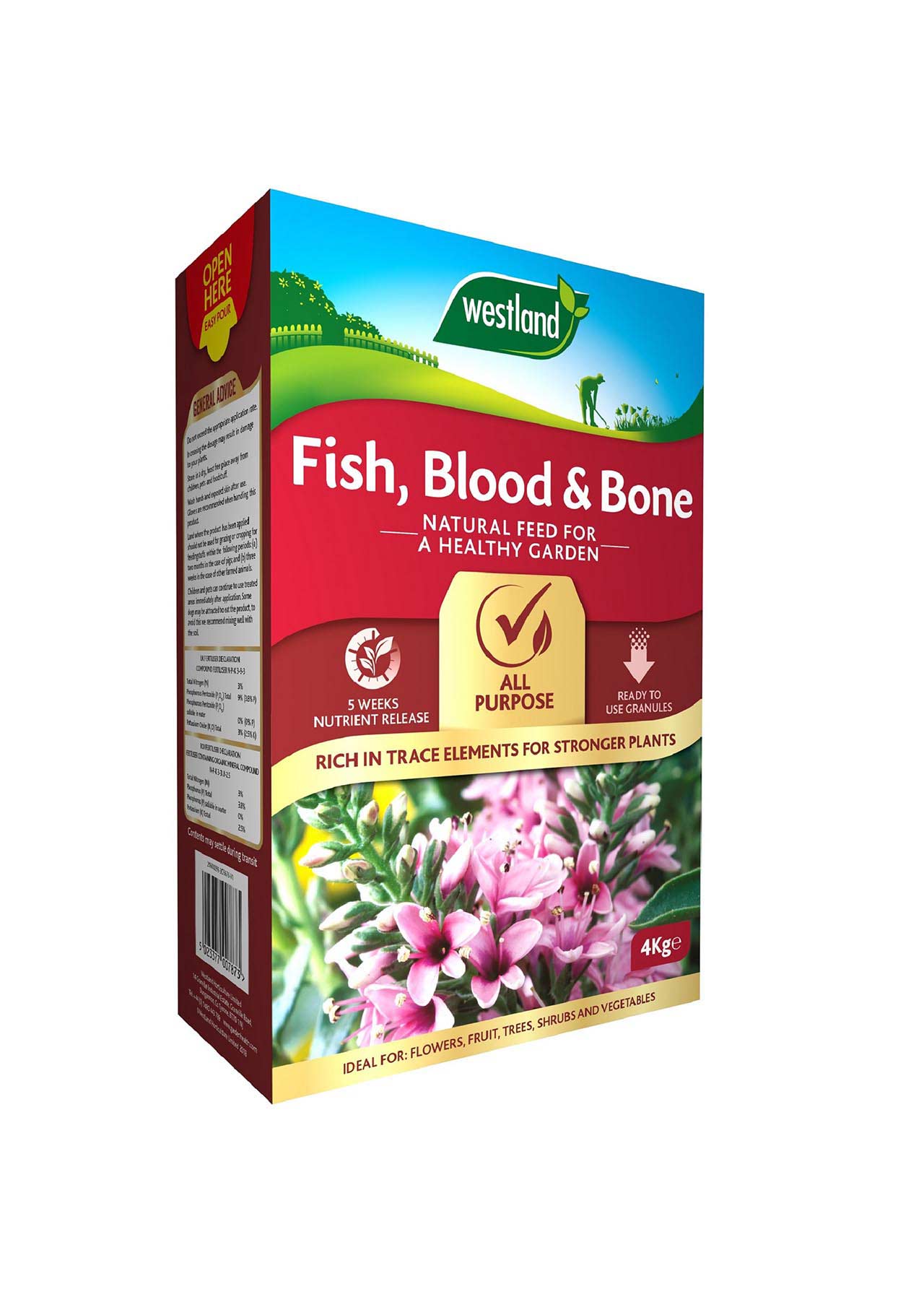 Fish Blood & Bone All Purpose Plant Food Westland 4kg | Dobbies Garden ...