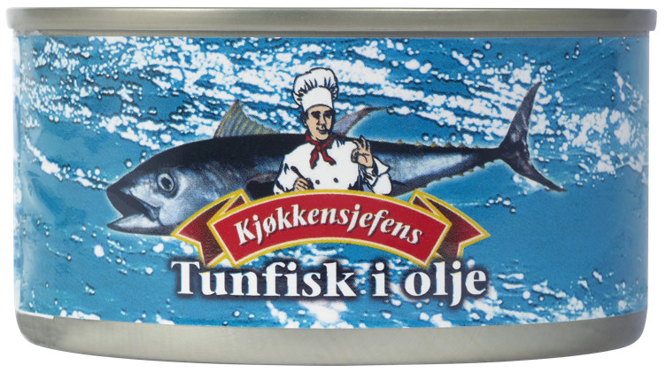 TUNFISK I OLJE 185G KJØKKENSJEFENS