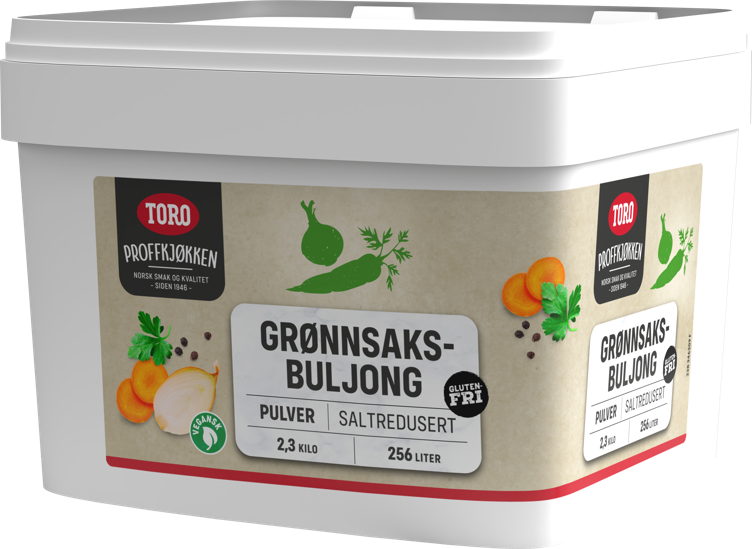 TORO GRØNNSAKSBULJONG 2,3KG