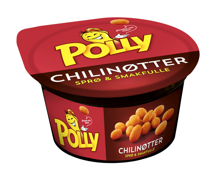 POLLY BEGER CHILINØTTER 70G
