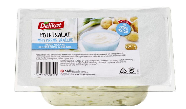 DELIKAT POTETSALAT CREME FR 600G