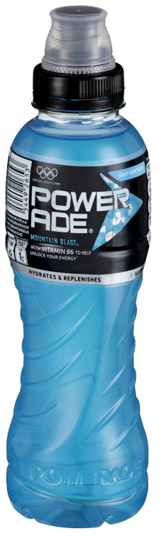 POWERADE MOUNTAIN BLAST 500ML FLASKE