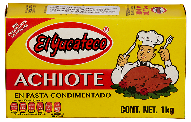 ACHIOTE PASTE 1KG EL YUCATECO