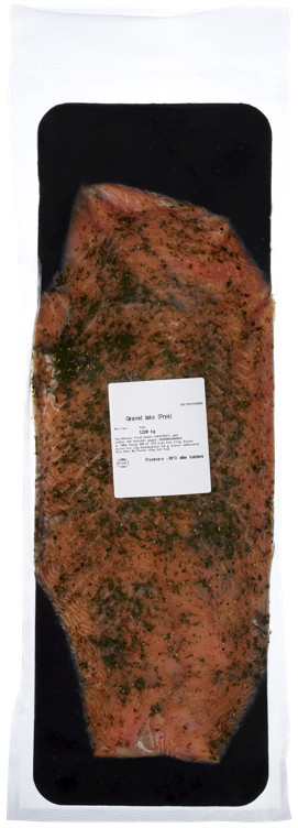BRINE-CURED SALMON FULL-SIDE SLICED 5X1KG KG