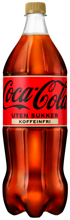 COCA-COLA ZERO SUGAR ZERO CAFFEINE 1.5L FLASKE