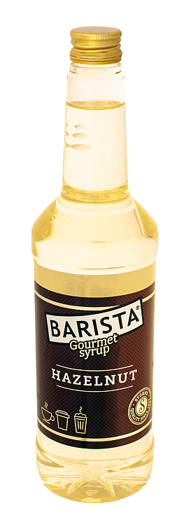 BARISTA HAZELNUT SYRUP 75CL FLASKE