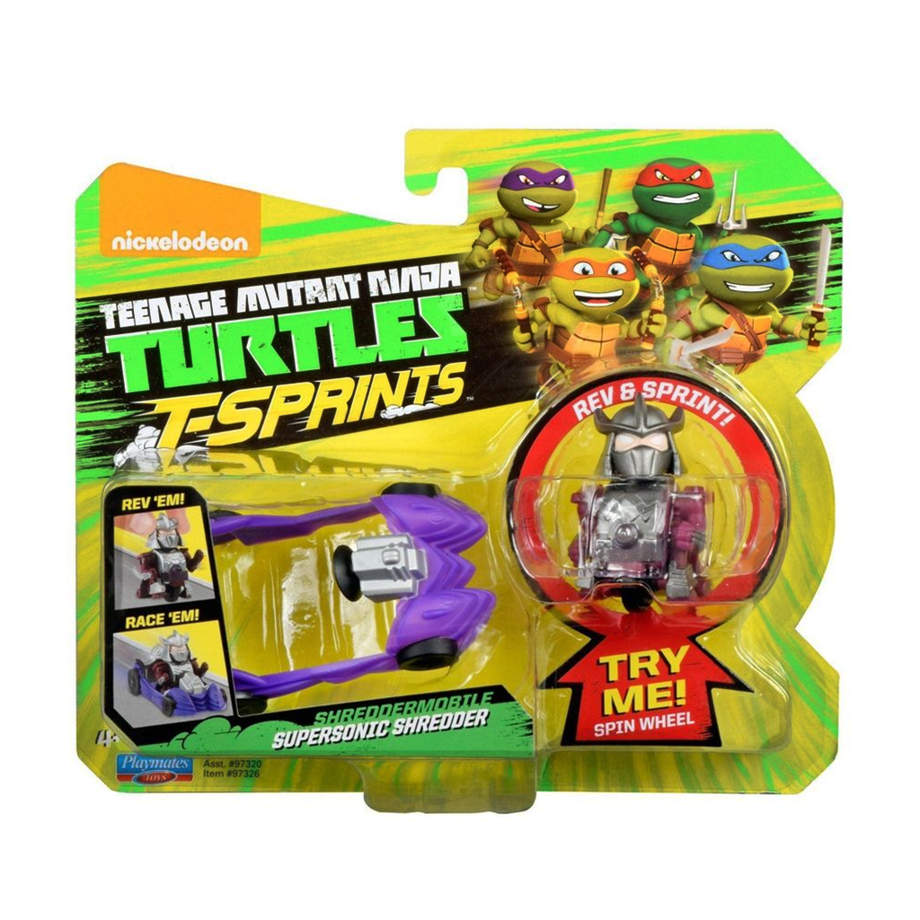 NINJA TURTLE - T-SPRINTS FIGURE W/VEHICLES