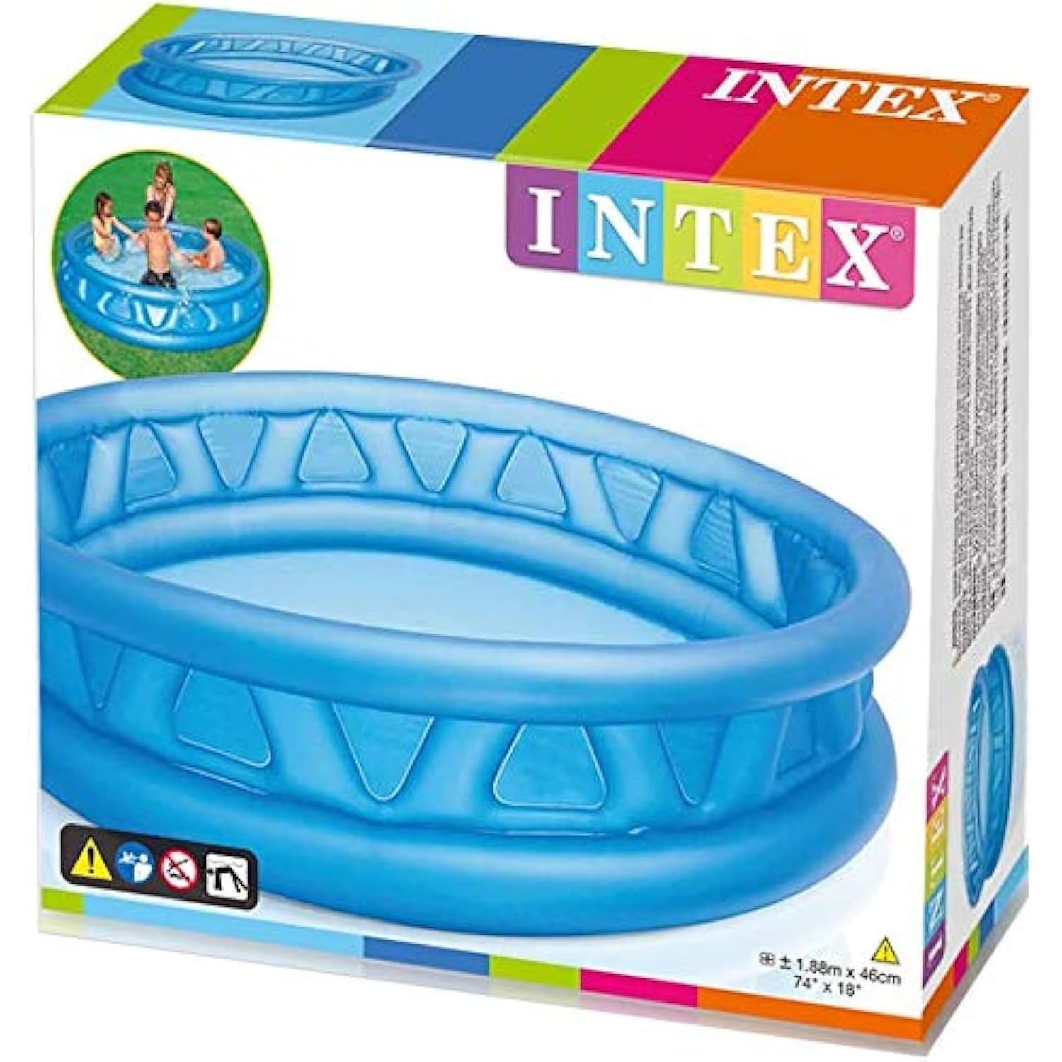 INTEX - SOFT SIDE POOL AGES 3+ SHELF BOX