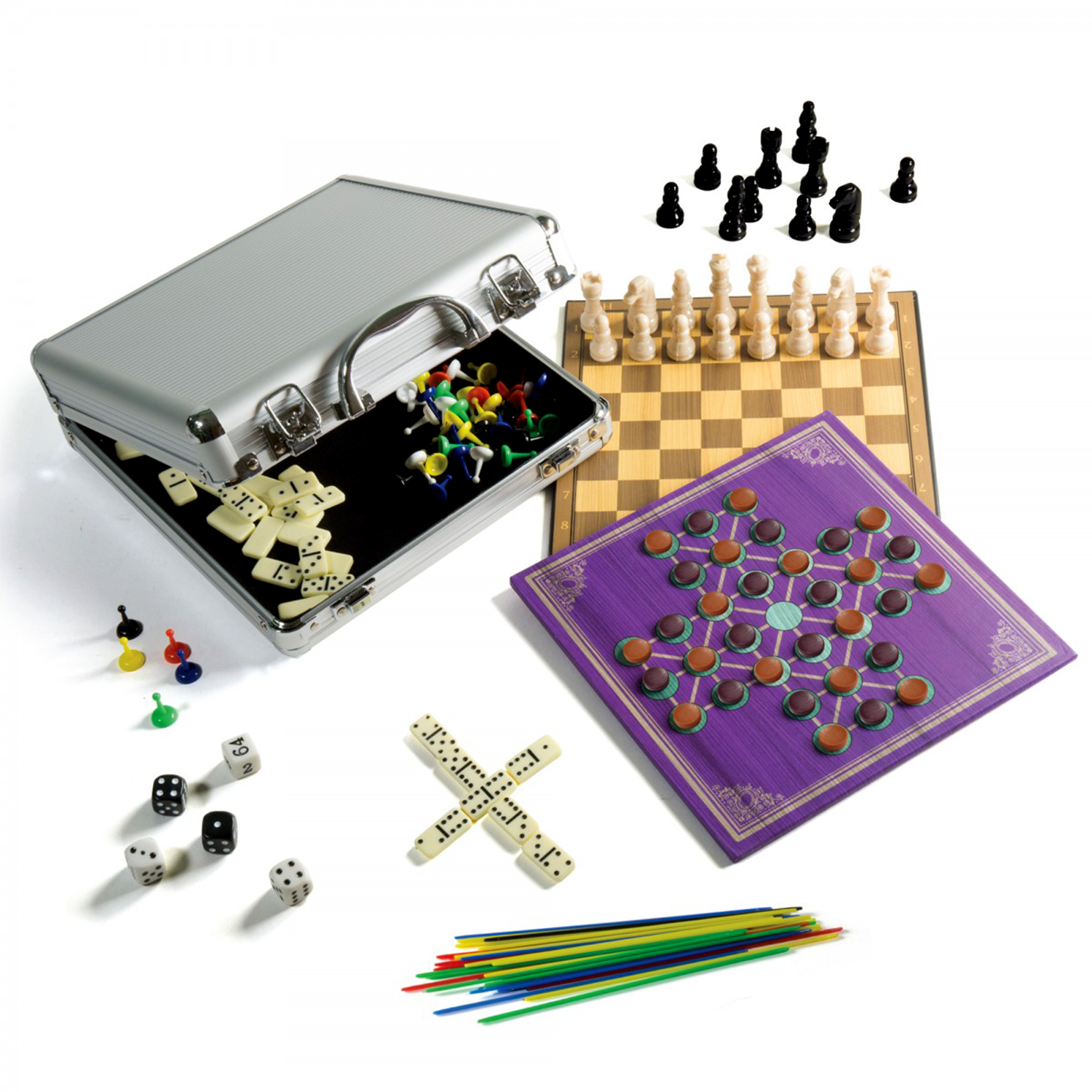 PAVILION - 10 IN 1 GAME COMPENDIUM ALUMINUM