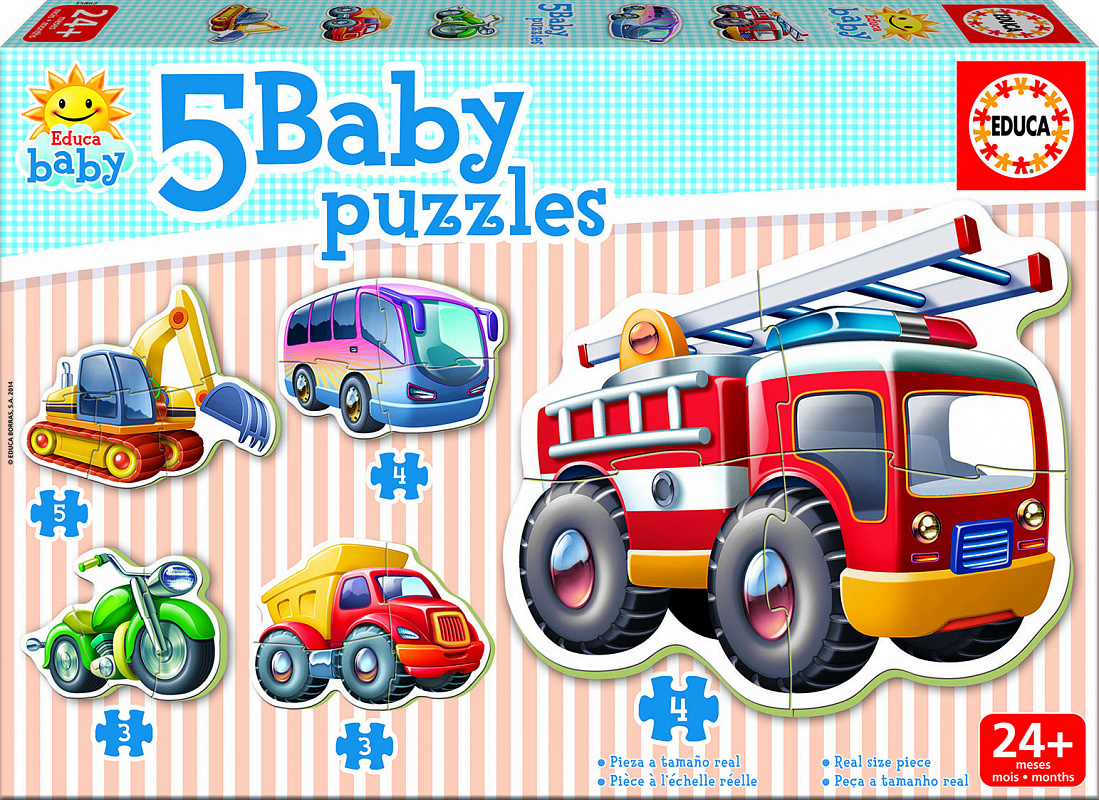 EDUCA - BABY VEHICLE PUZZLE