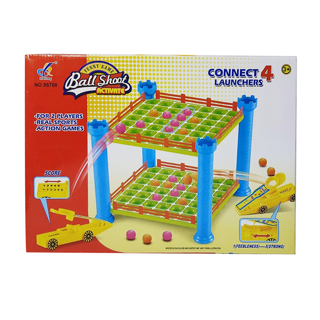 DH - SHOOT THE PINBALL WITH 4 LAUNCHERS 2 SIDE