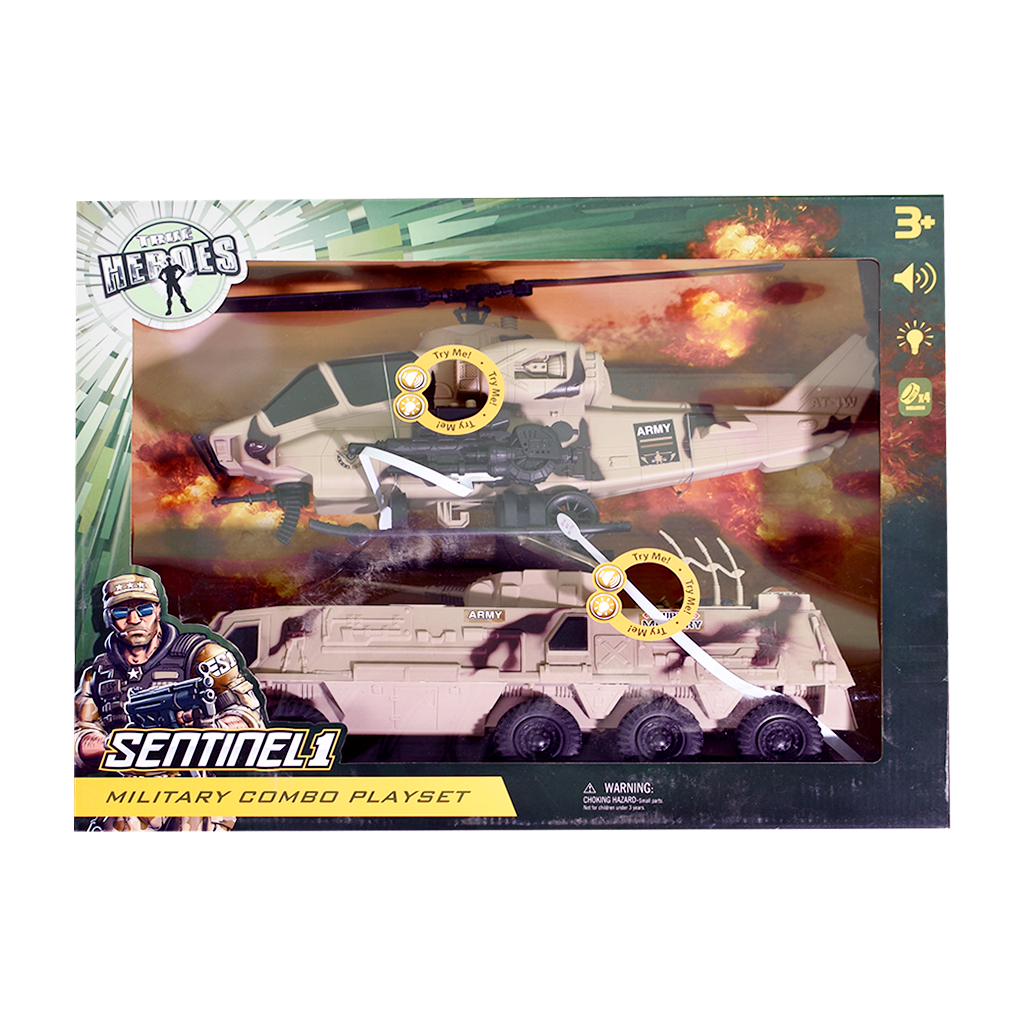 TRUE HEROES - Military Combo Play Set