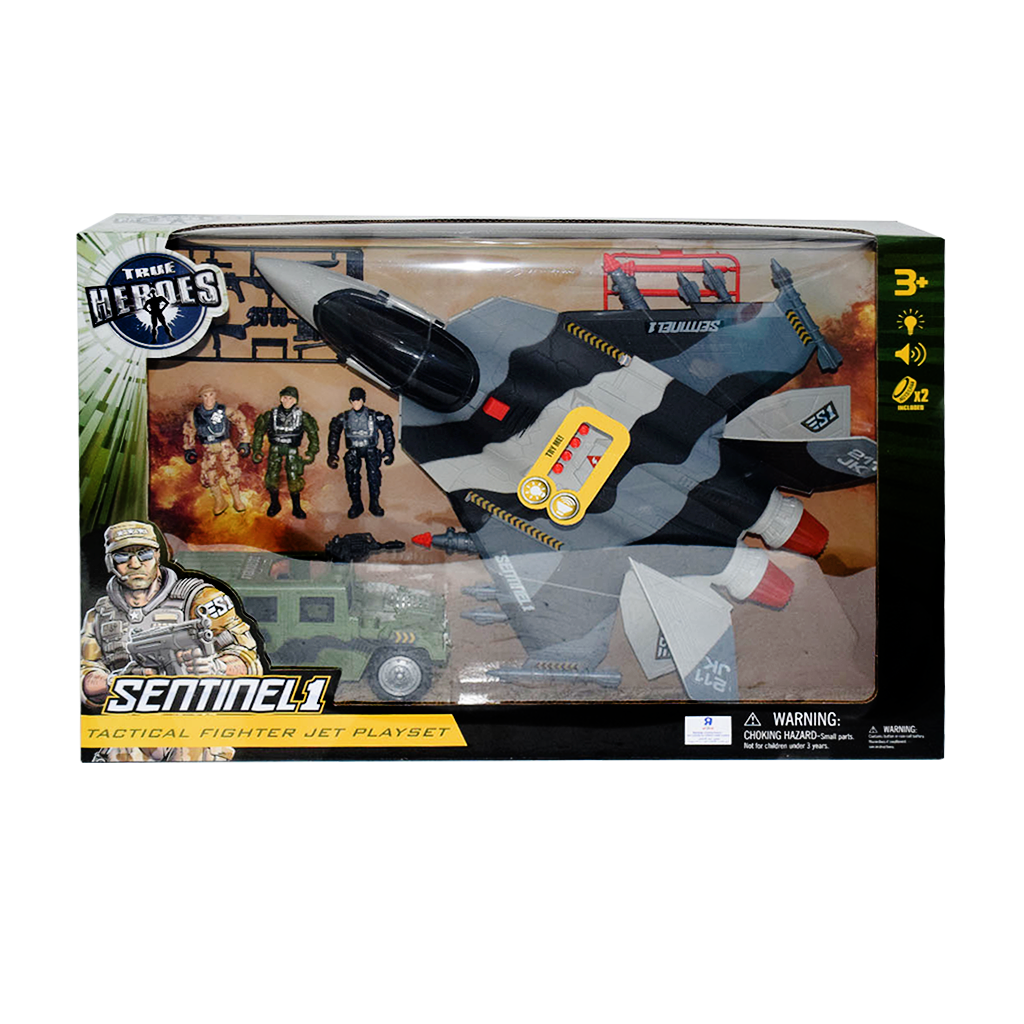 TRUE HEROES - AD20518 Fighter Jet Playset