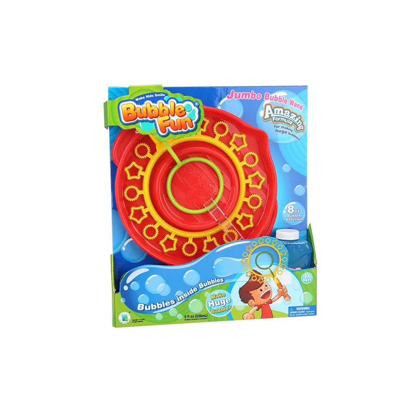 BUBBLE FUN - Jumbo Bubble Wand Set(8fl oz formulated bubble
