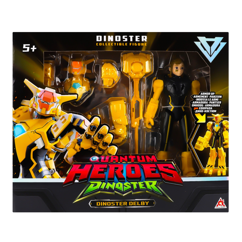 DINOSTER - 7.8'' Armored Action Figure - Delby