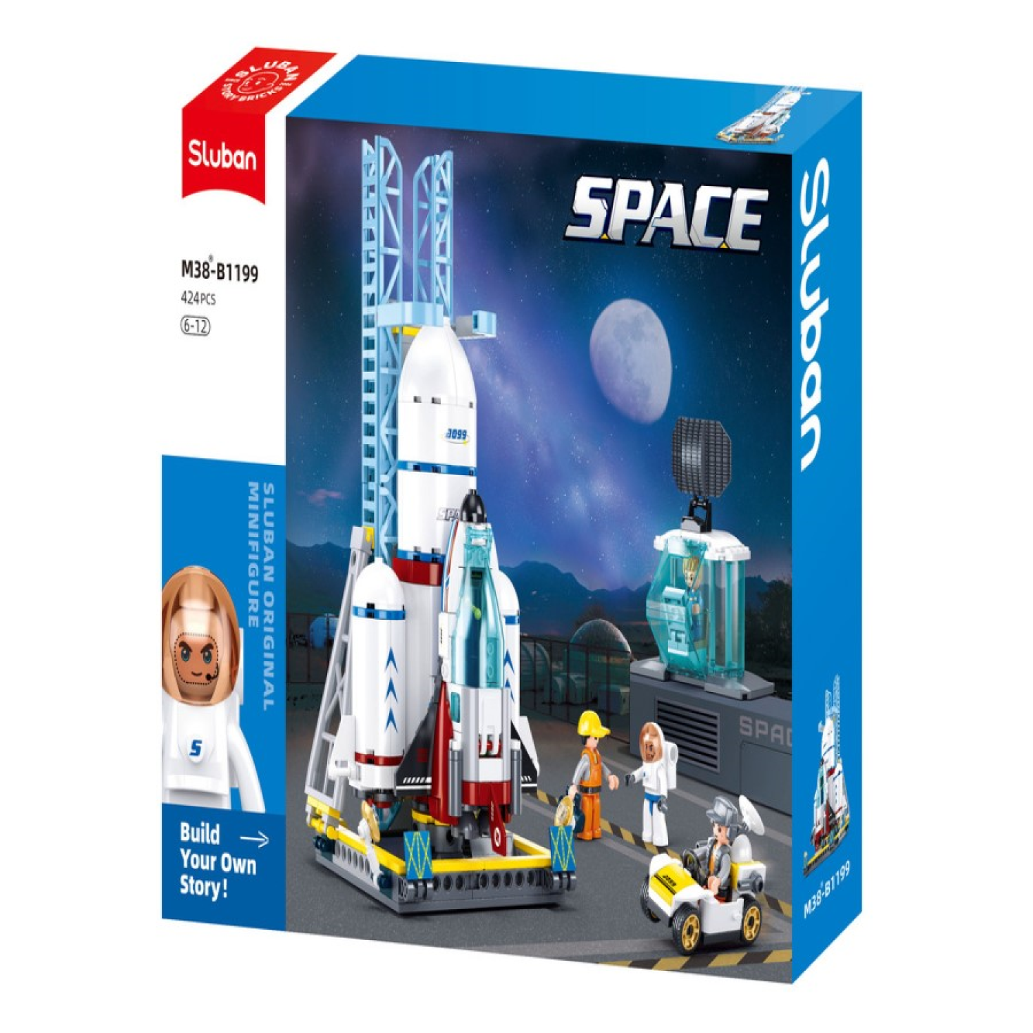 SLUBAN- SPACE - Dream launch Center 424pcs