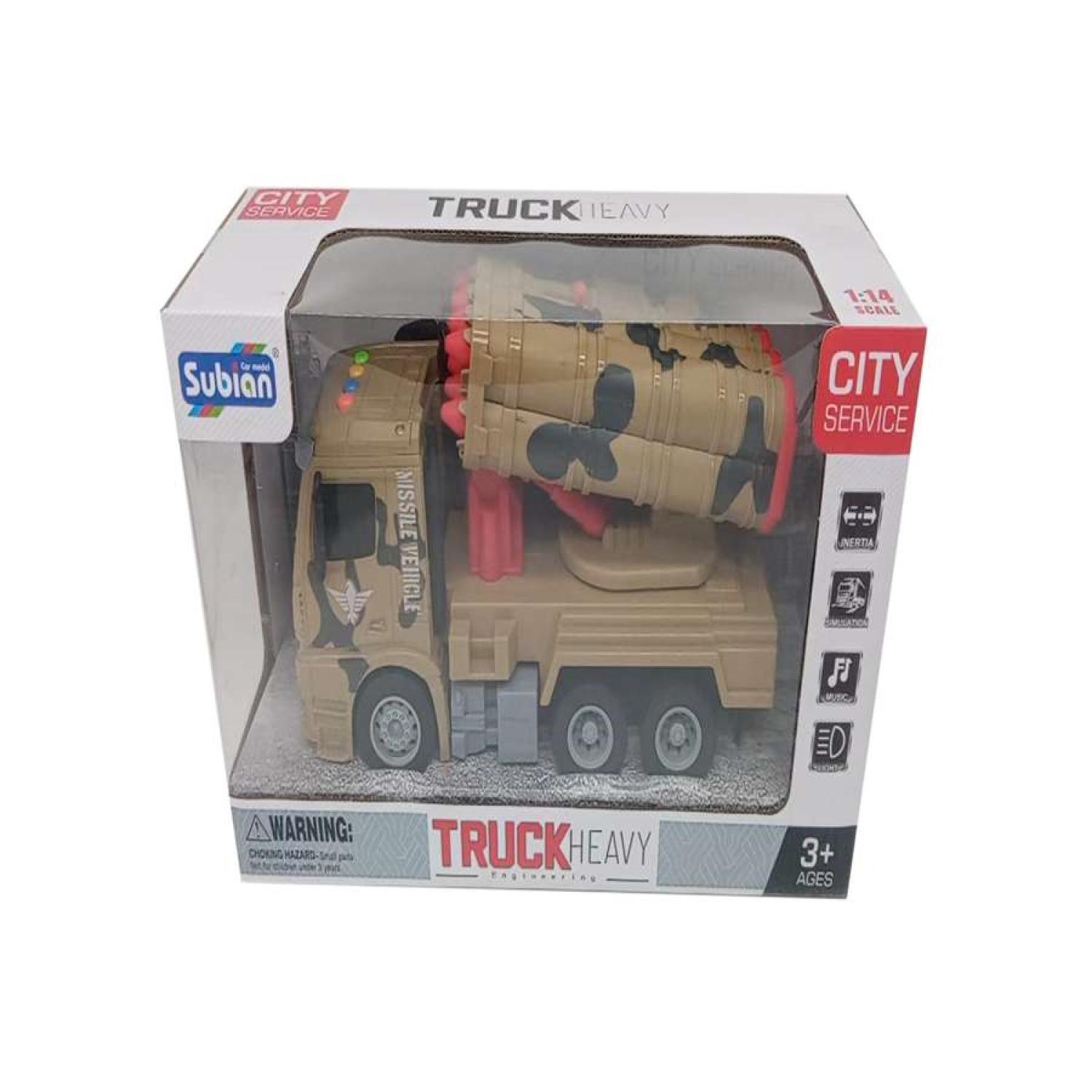SUBIAN - Friction Truck with Missile Launcher