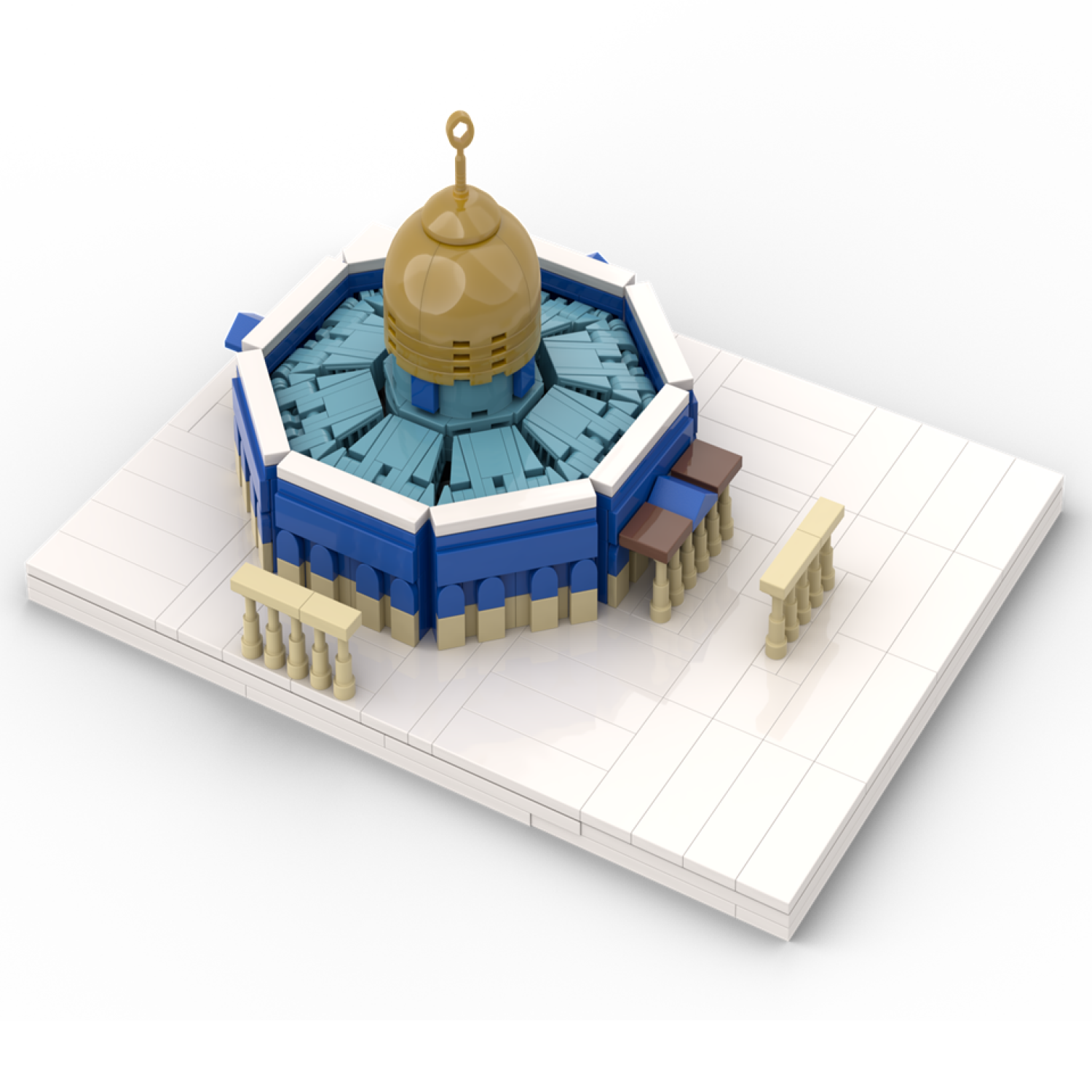 MUSLIMBLOCKS - AL AQSA ISLAMIC BUILDING BLOCKS SET DOME OF