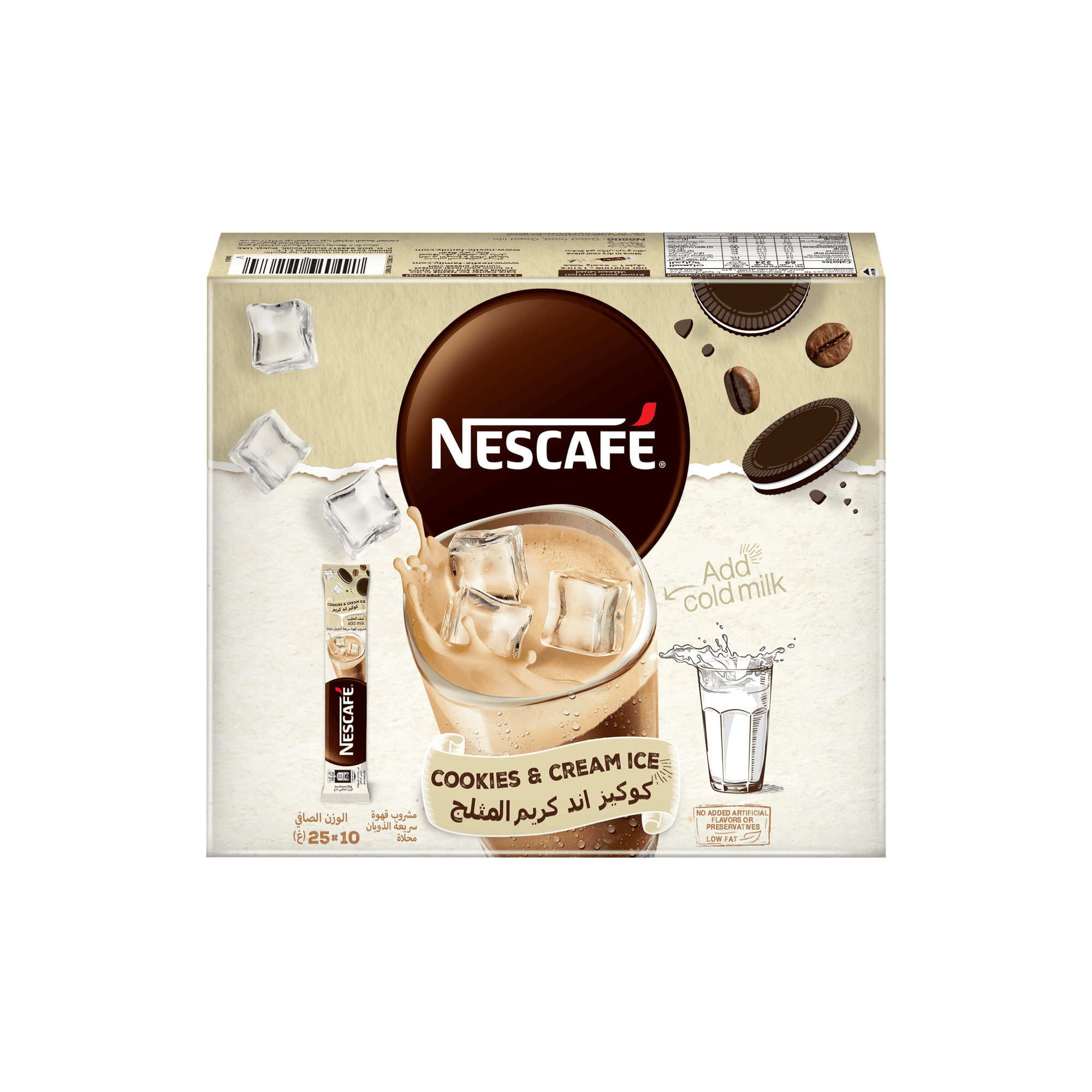 Nescafe Ice Coffee Cookies And Cream 25g x 10