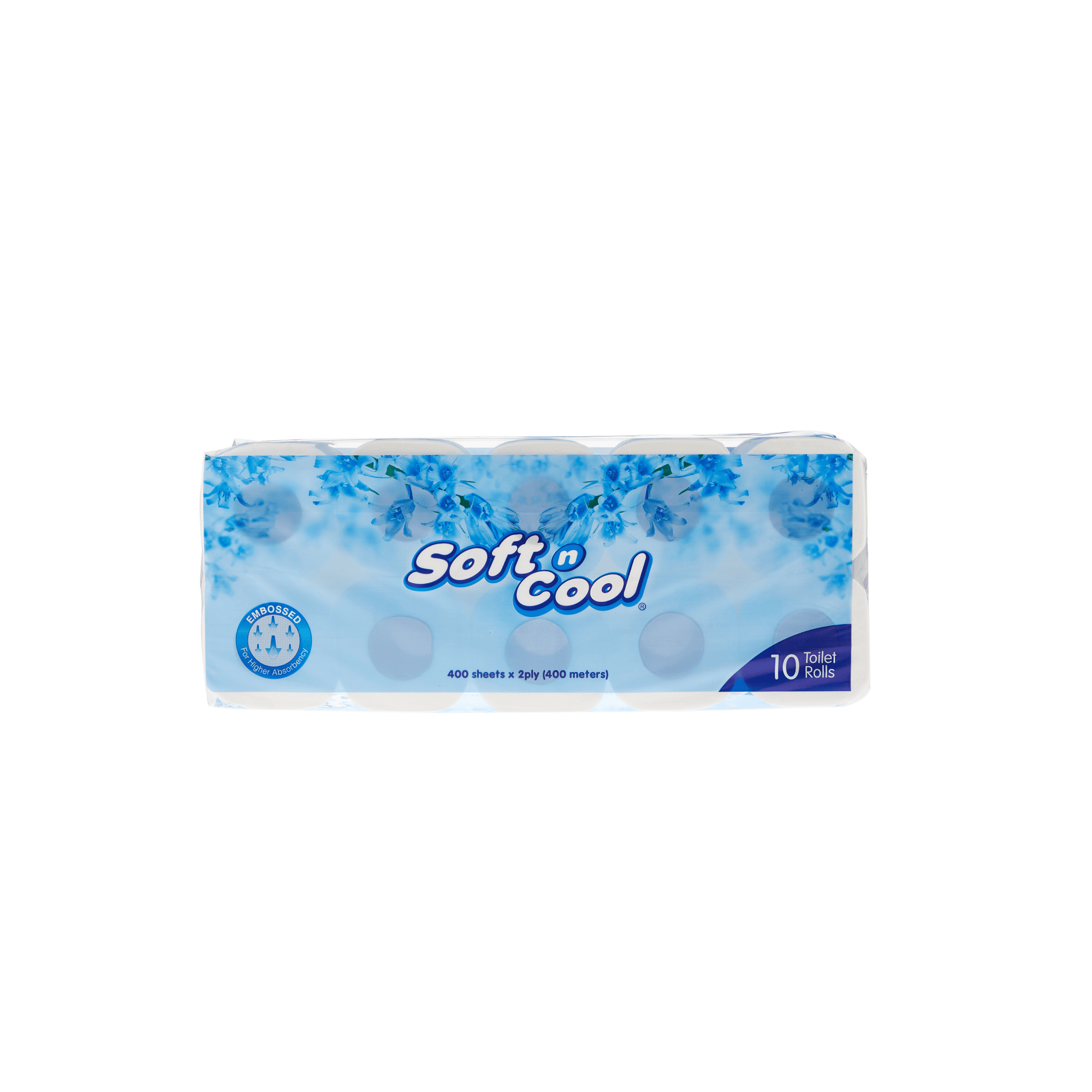 Soft N Cool Toilet Roll 400 Sheets Pack Of 10 Rolls